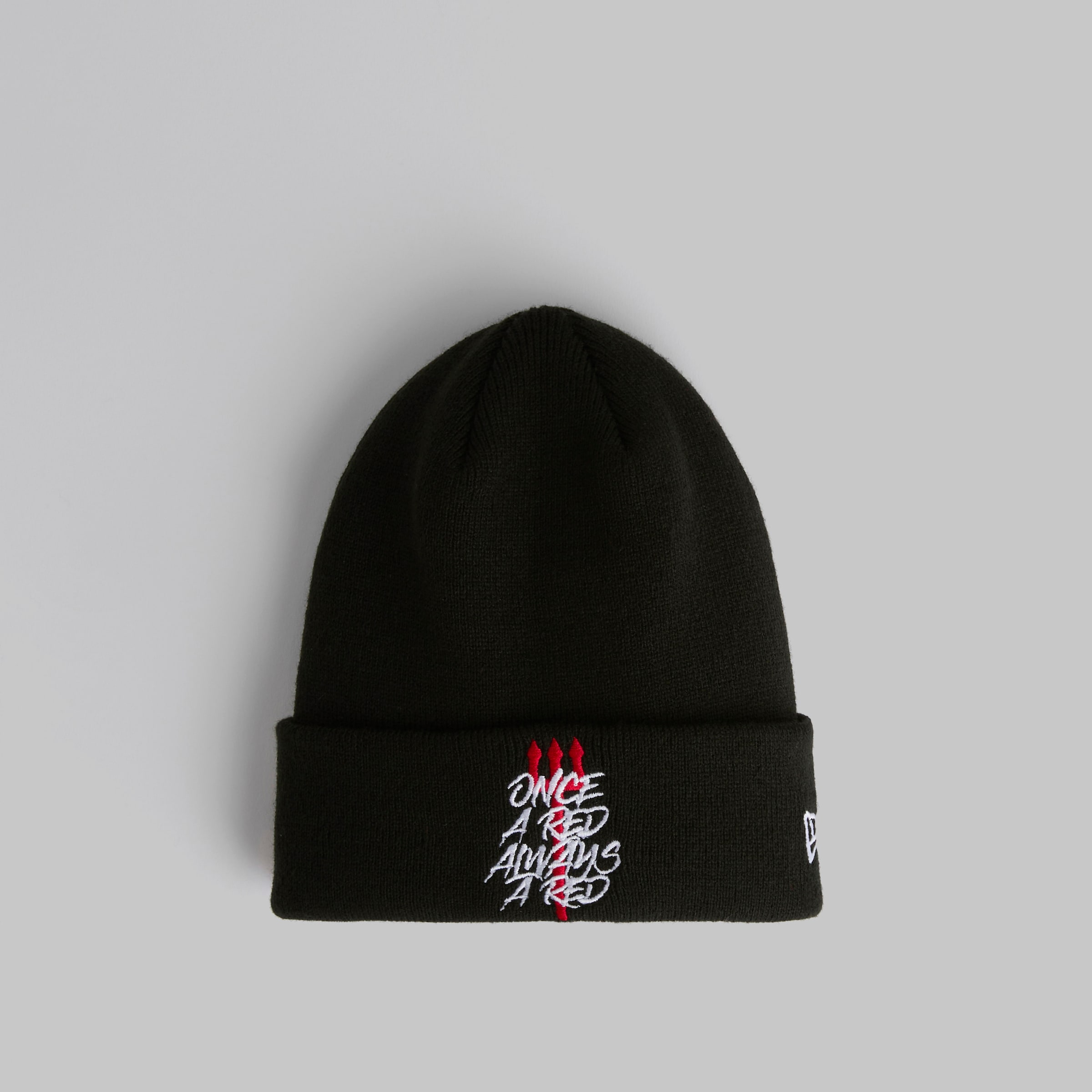 Buy Manchester United x New Era Kids Always Red Cuff Beanie Black ...