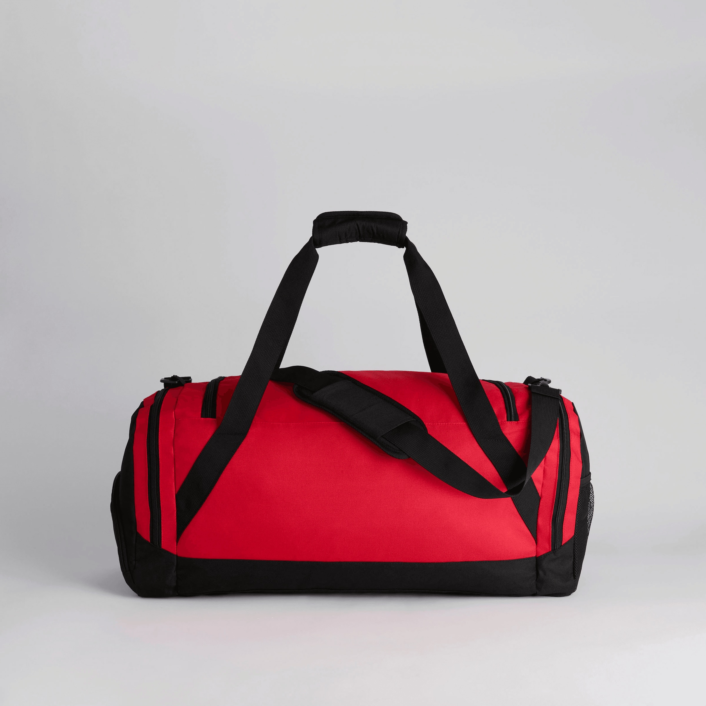 Buy Manchester United Core Stripe Duffle Red | Manchester United Store