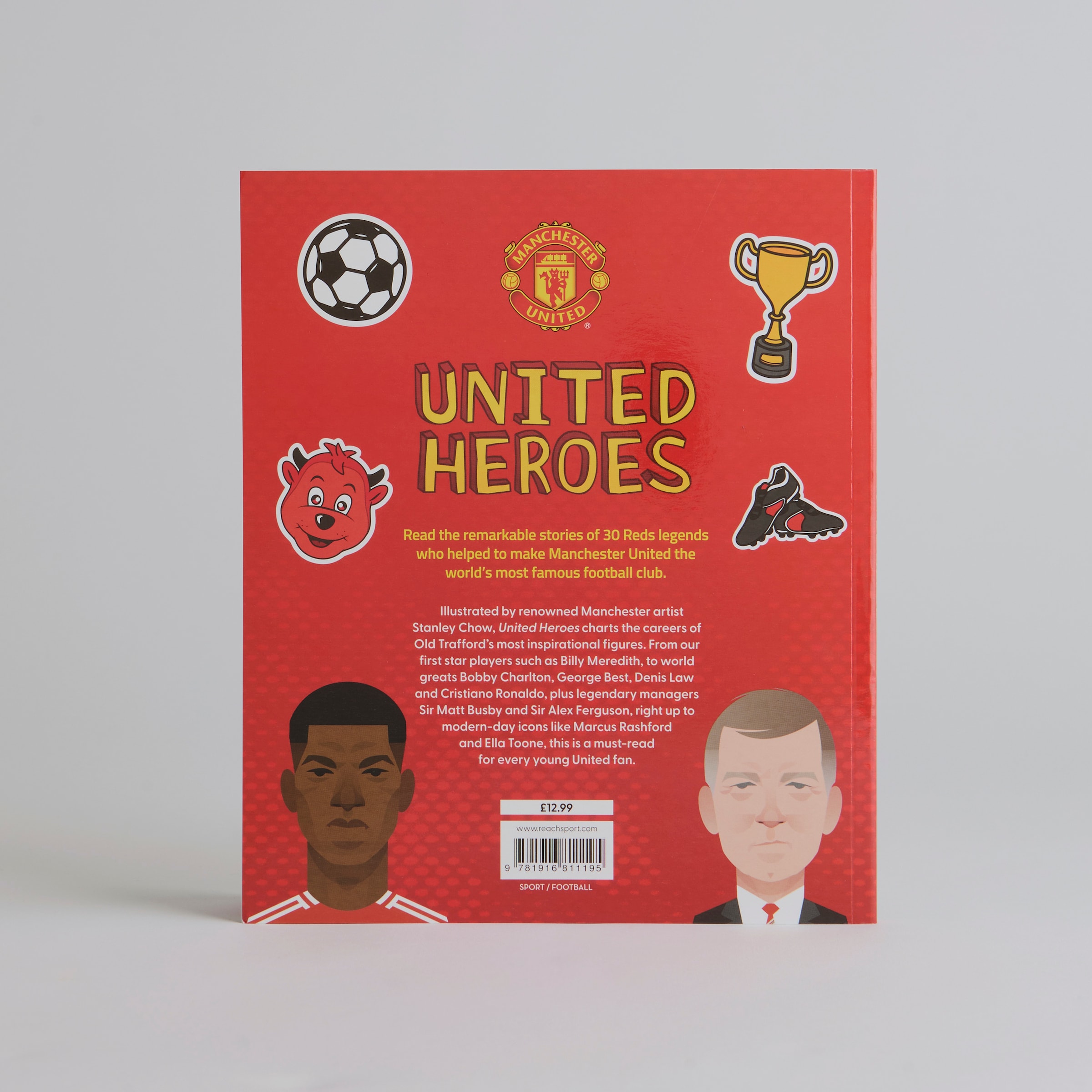 Manchester United Book Manchester United Personalised Football Gift