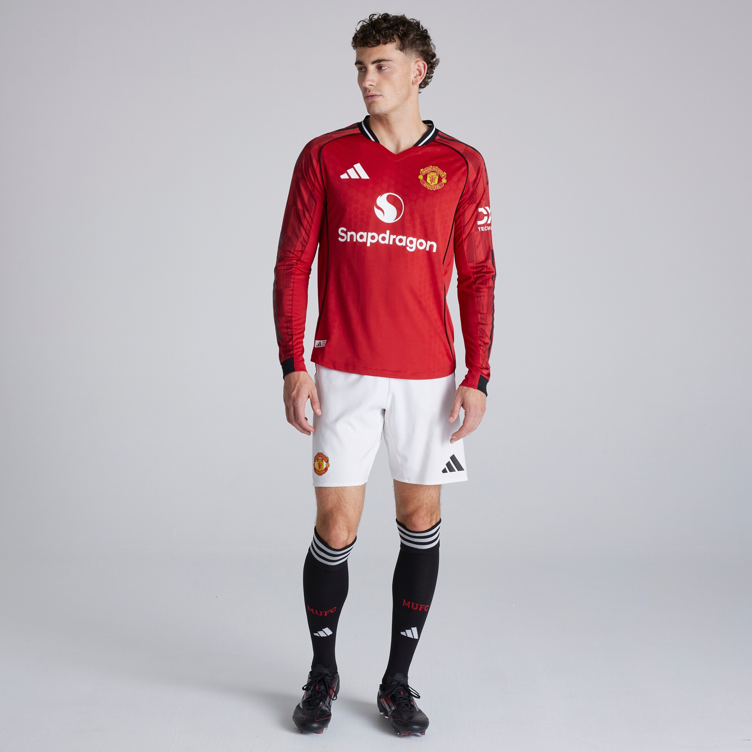 Buy Manchester United 25/26 Home Long Sleeve Authentic Jersey ...